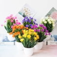 Artificial Lotus Flower Potted Plant Home Decor Wedding Outdoor ...