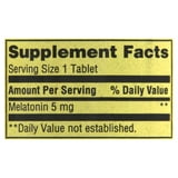 Spring Valley Melatonin Dietary Supplement Twin Pack, 5 mg, 120 Count ...