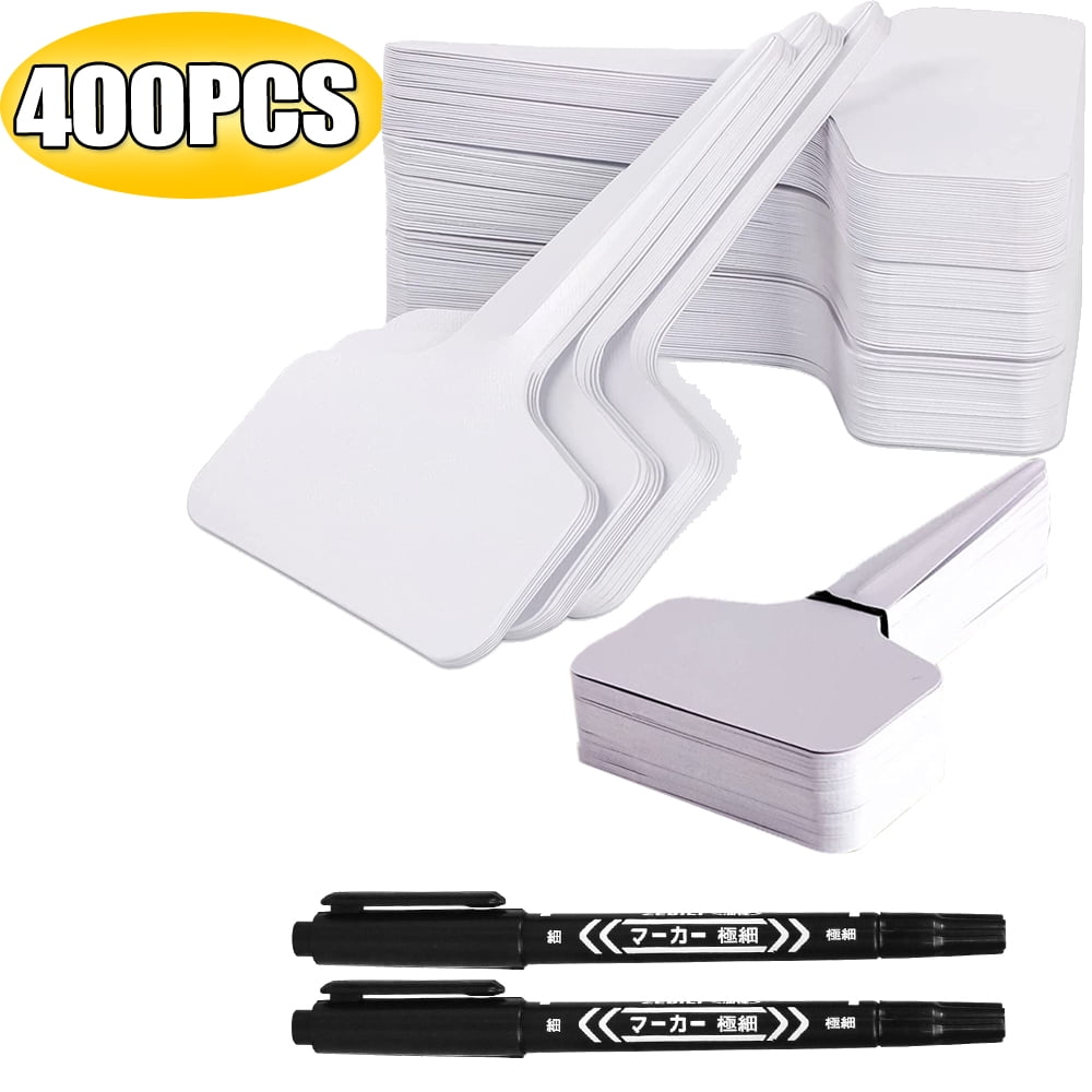 Plant Labels 400Pcs 4 Inch T-Type Plant Name Tags Garden Labels Markers ...
