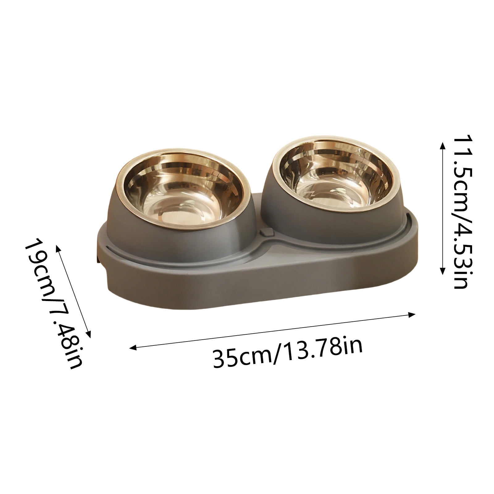 Click here for Ltdhehe Elevated Cat Food Bowl Cat Bowls With 2 Re... prices