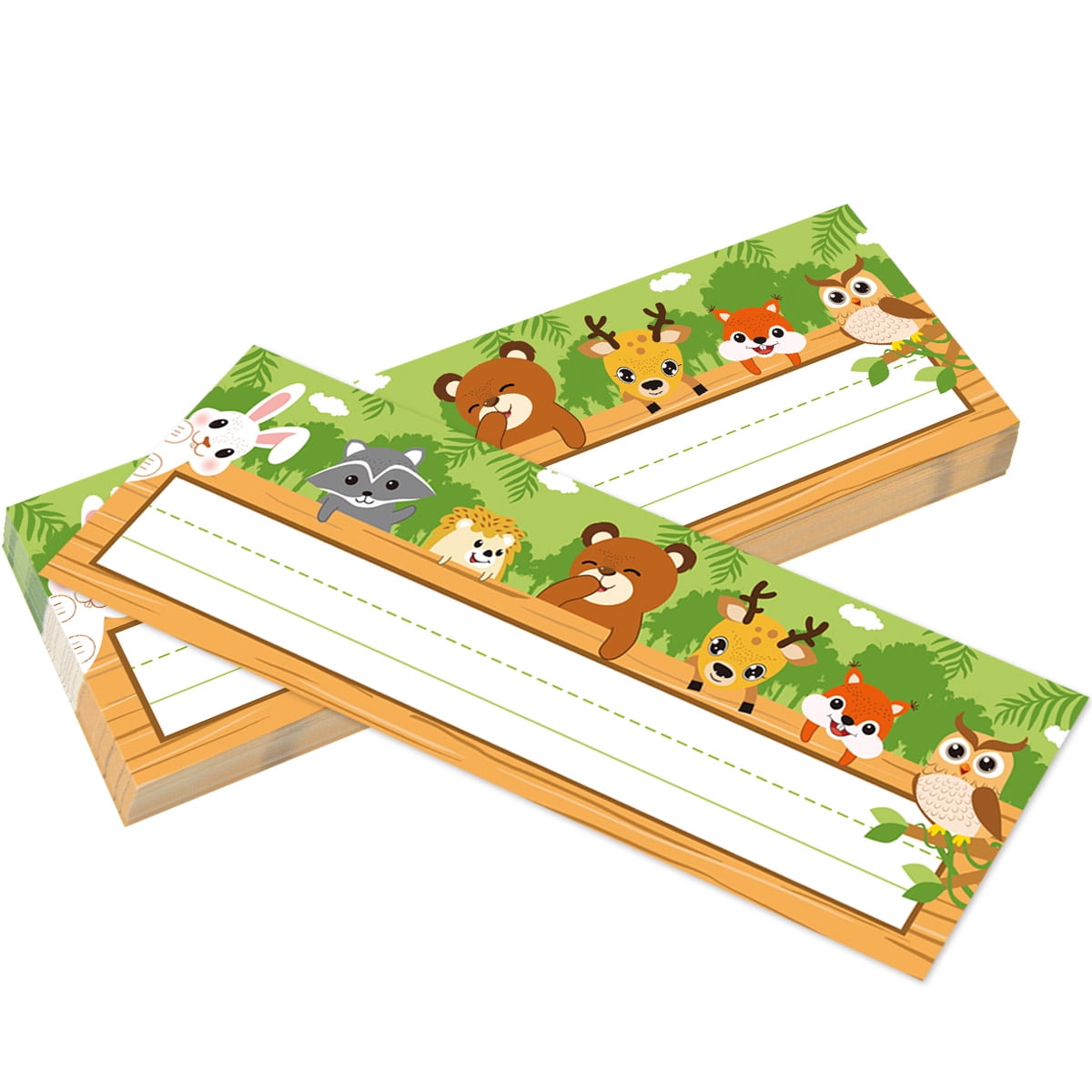 Jungle Animals Nameplates 36pcs Woodland Name Plates for Classroom ...