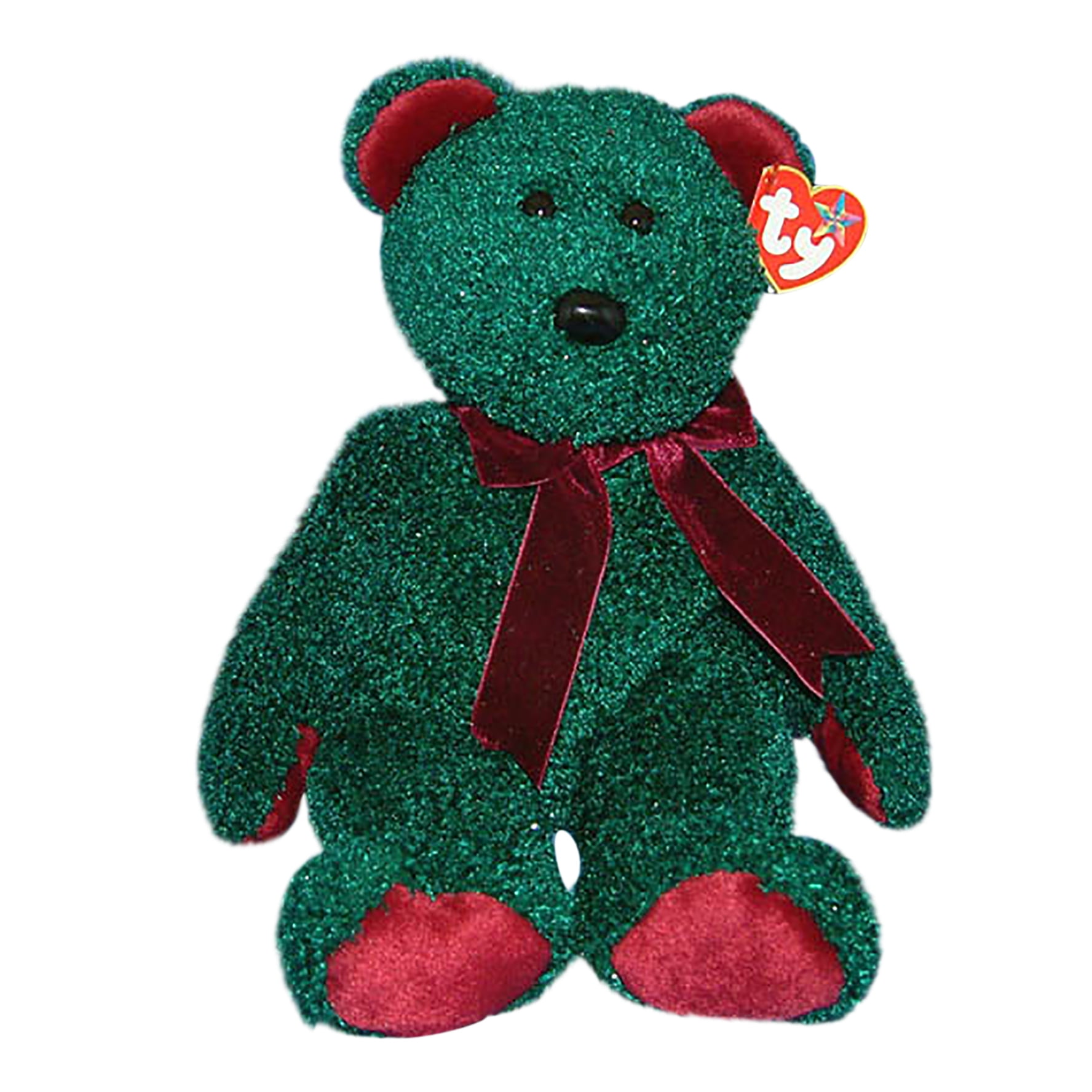 Ty Buddy: 2001 Holiday Teddy | Stuffed Animal | MWMT's - Walmart.com
