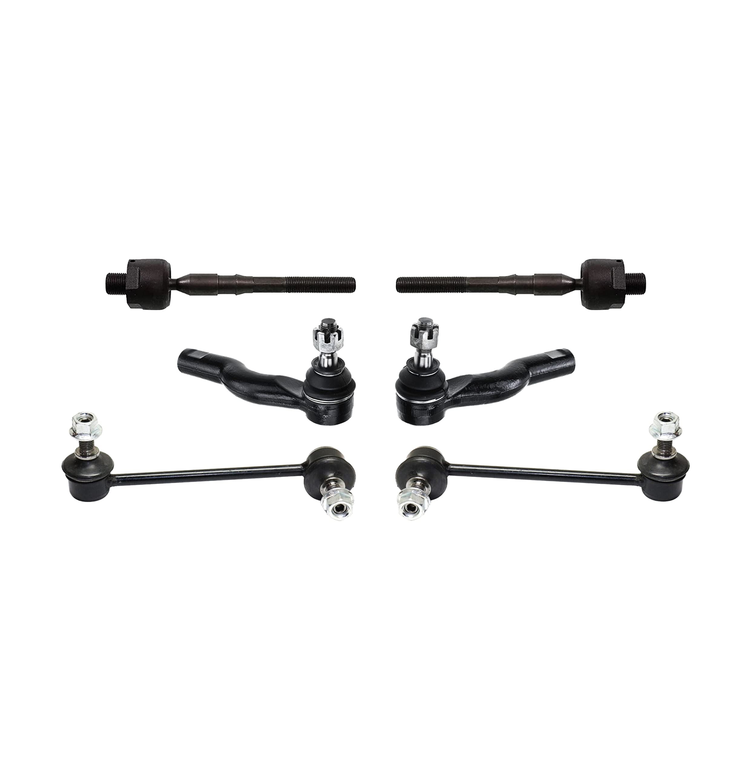 Front End Parts PartsW - 6 Pc Suspension Kit Lower Control Arms And ...