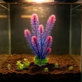 Artificial Fish Tank Plants Plastic Aquarium Decorations with Weighted ...