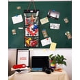 Rough Enough Clear PVC Hanging Locker Organizer with 4 Pockets for Work ...
