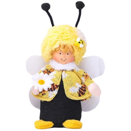 Honey Bee Doll Bee Girl Boys Elf Cloth Doll Toy Hugging Animal Cushion ...