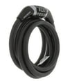 WordLock 8mm x 4ft Braided Steel Cable Bike Lock Black with Combination ...