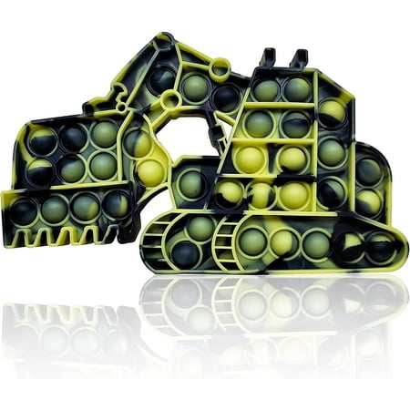 Push Pop Pop Bubble Fidget Toy, Anxiety Stress Reliever Silicone ...