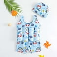 Girls One Piece Swimsuit Boys' Vest Children's High Buoyancy Swimming ...