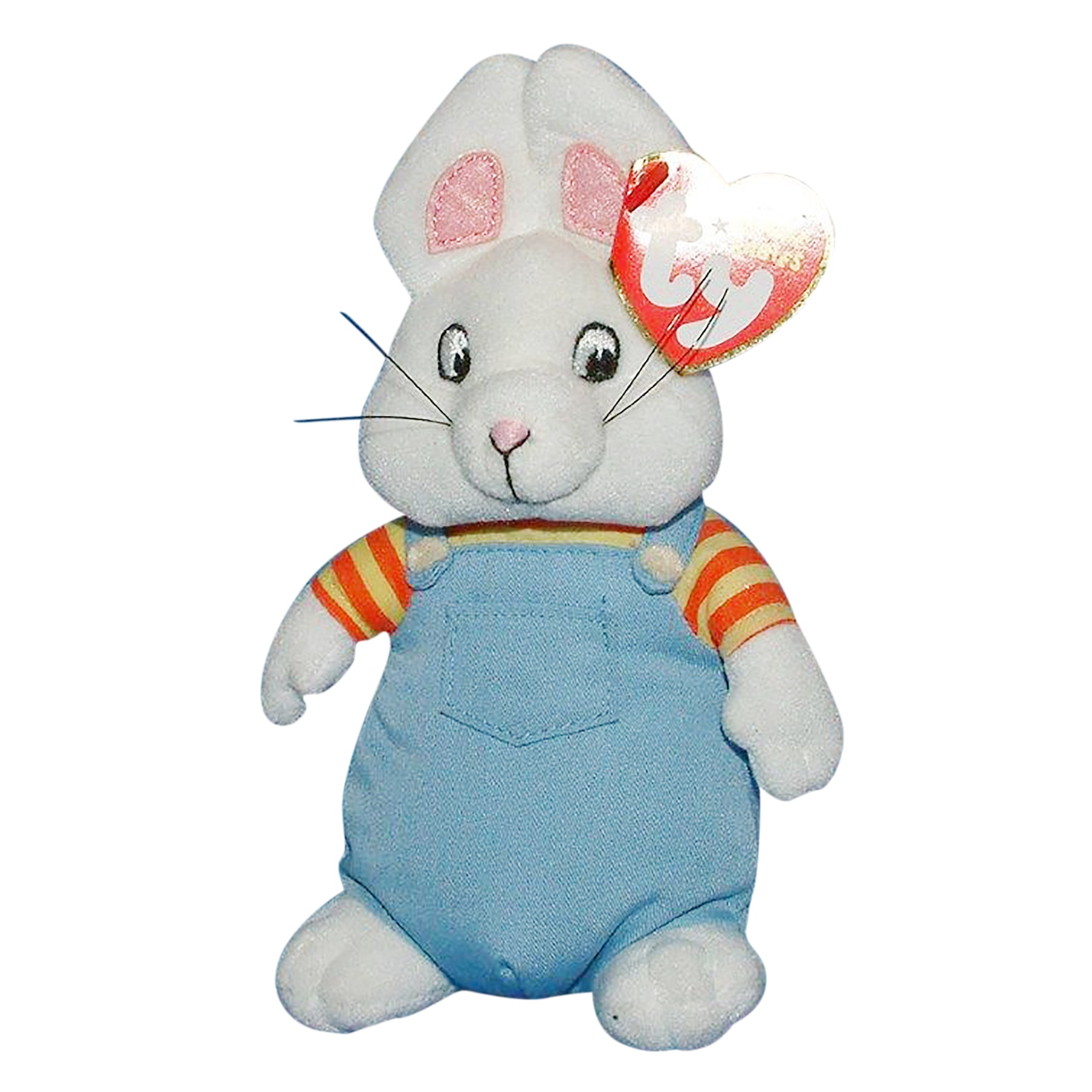 Ty Beanie Baby: Max the Bunny | Stuffed Animal | MWMT - Walmart.com