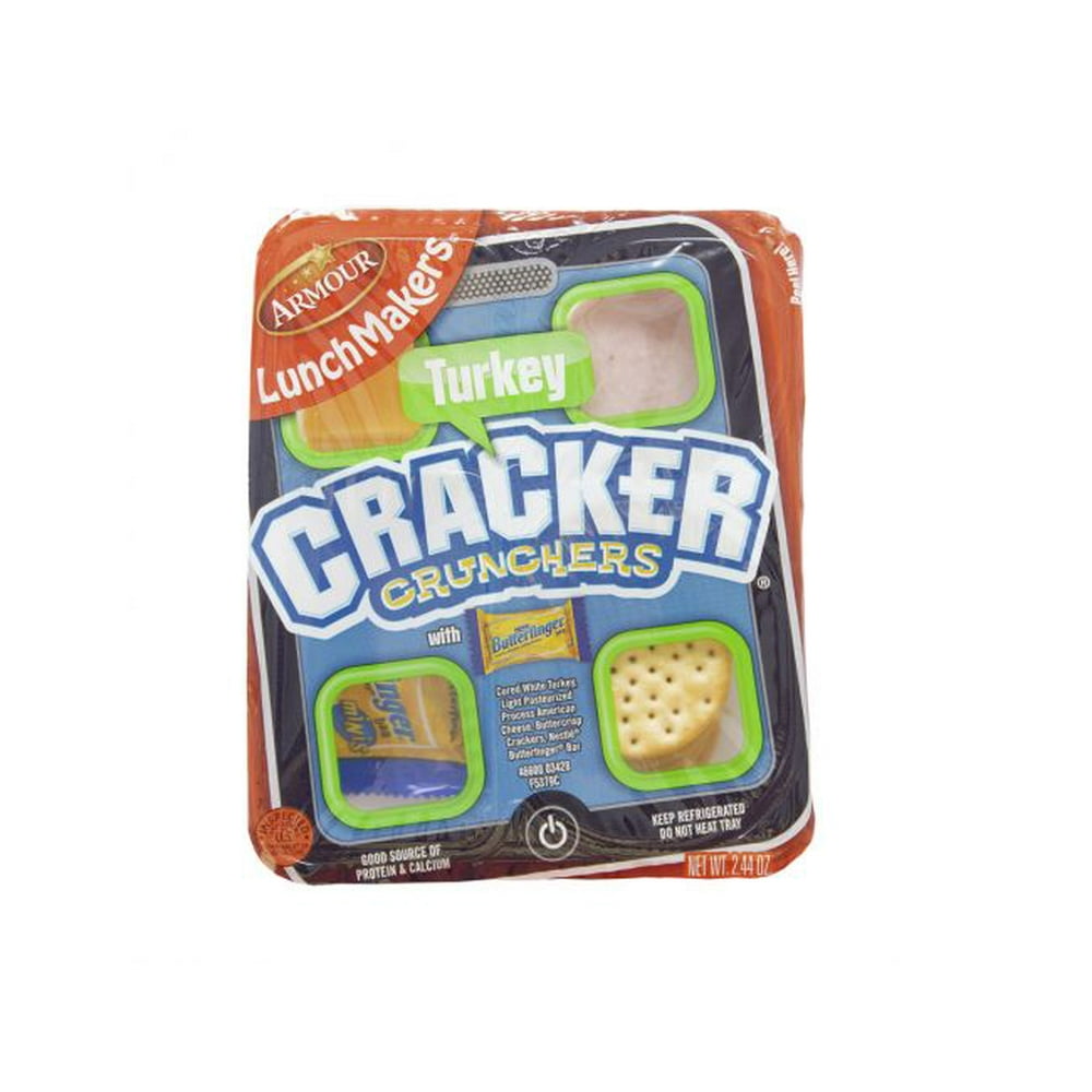 Lunchmaker Turkey Cracker Crunchers - 2.6 oz. lunchkit, 18 per case ...