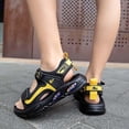 Bainana Toddler Boys Sandals Size 8-9 Years Color Block Soft Soles Open ...