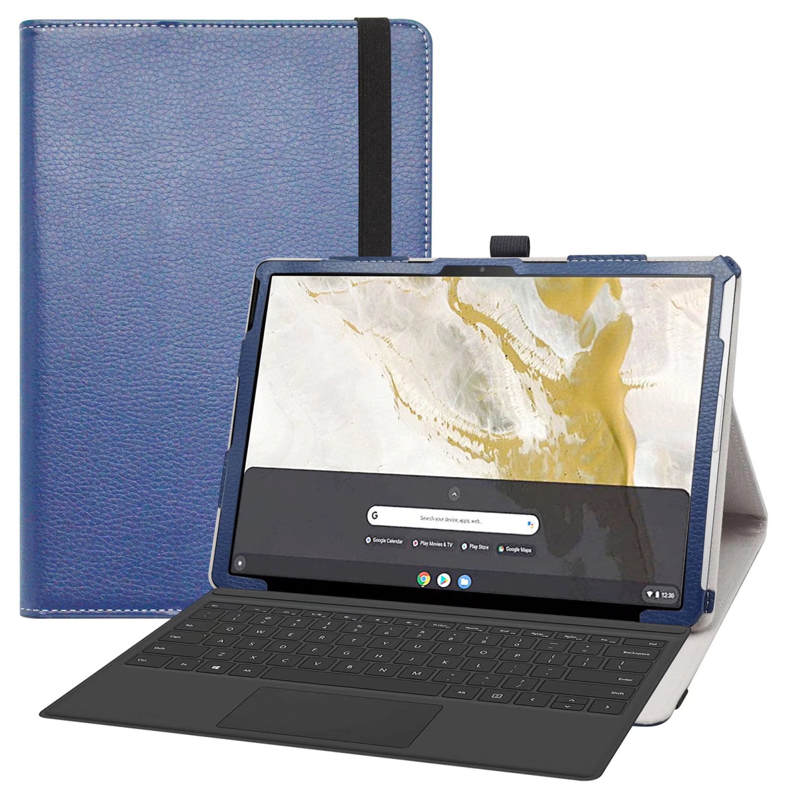 Labanema 11" HP Chromebook x2 11-da0047nr Case, PU Leather Folio Stand ...
