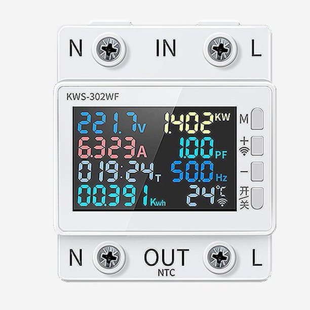 Tuya Wifi Smart Power Monitor With Overvoltage And Undervoltage ...