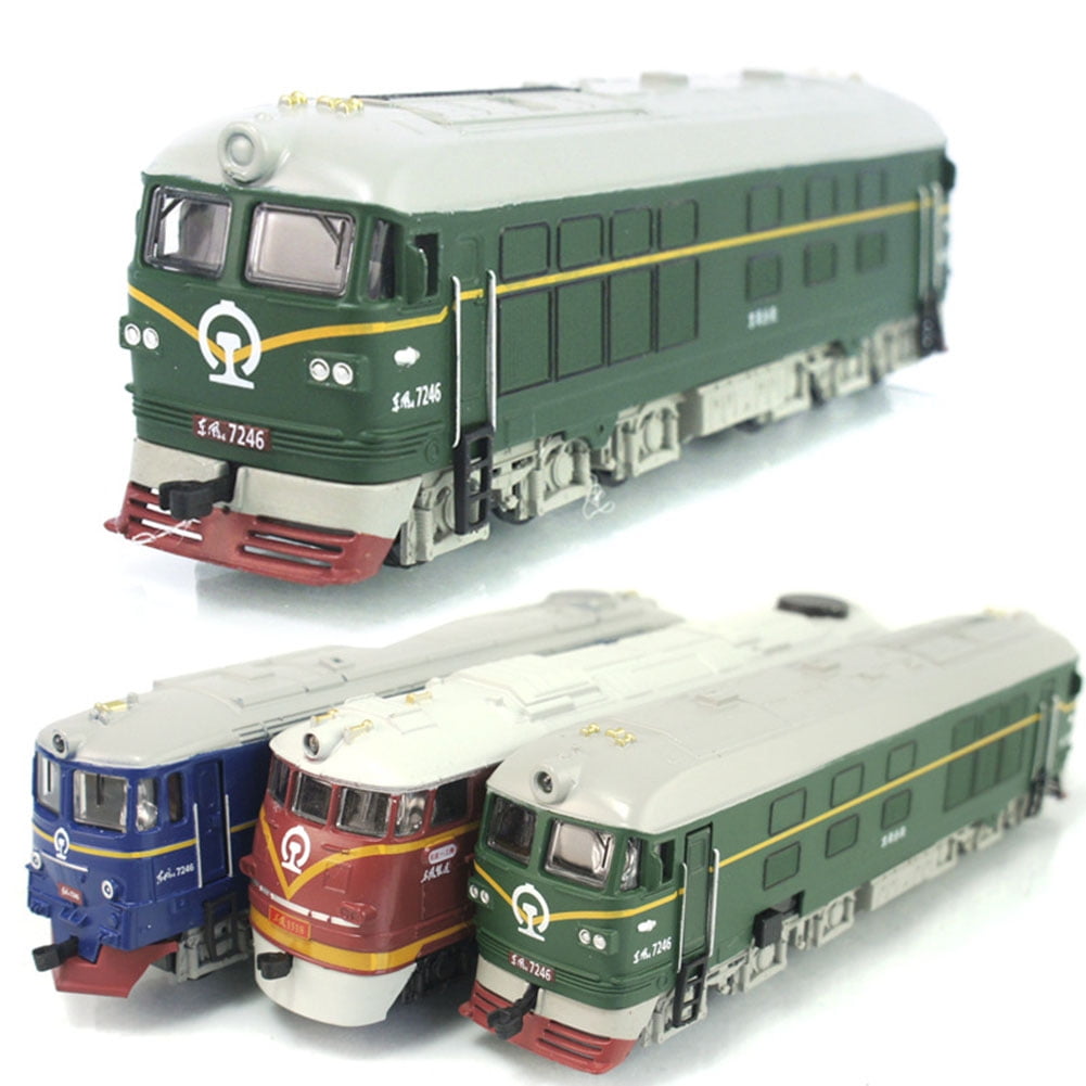 Shangqer Retro Diecast Dongfeng Locomotive Train Pull Back Model with ...