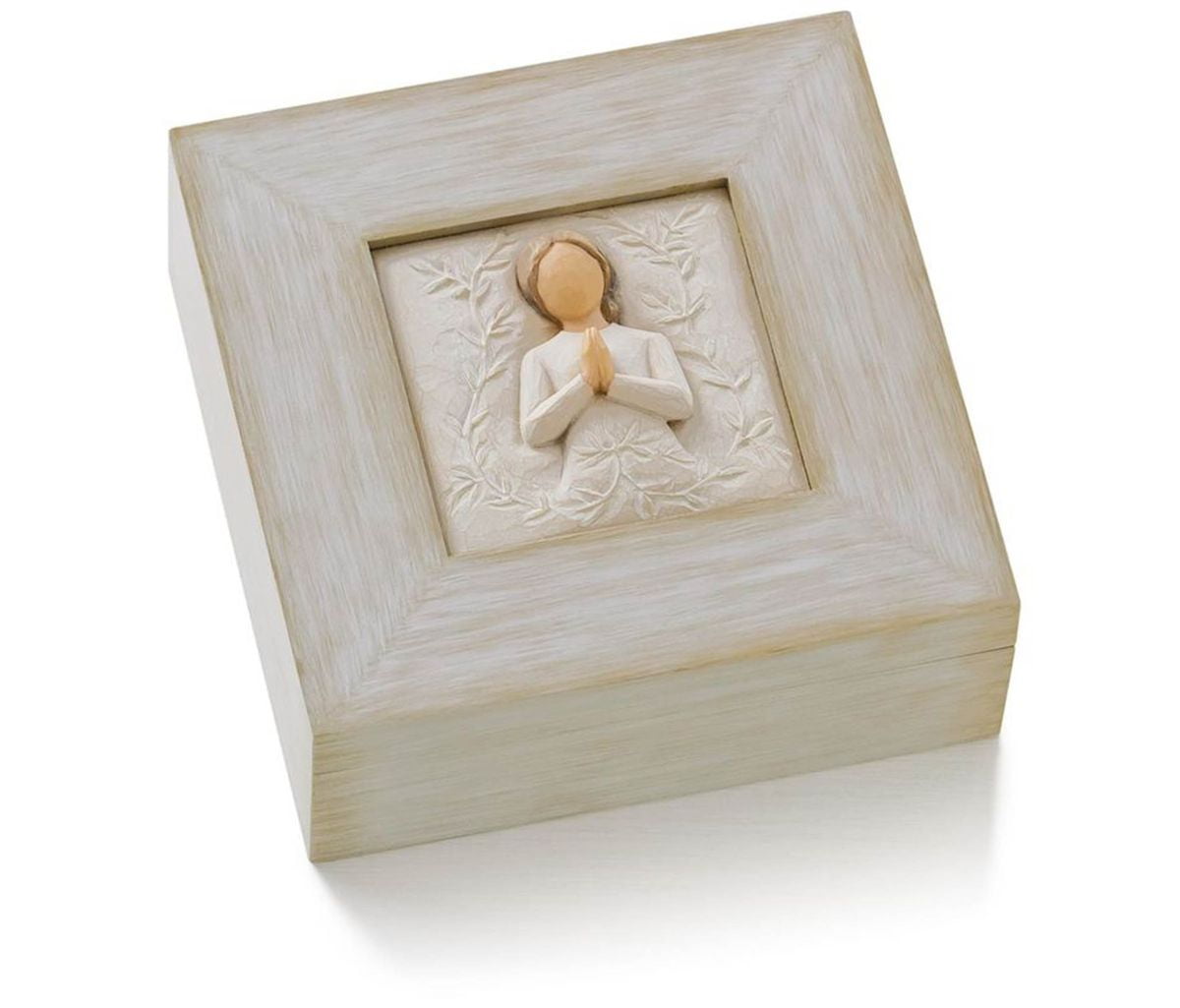 willow tree a tree, a prayer , sculpted hand-painted memory box ...