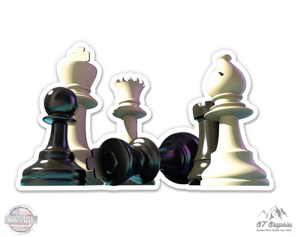 Chess - 12" Vinyl Sticker Waterproof Decal - Walmart.com