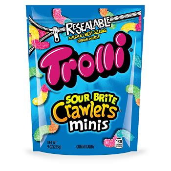 Product Of Trolli, Mini Sour Brite Crawler - Pouch, Ct 1 (9 Oz) - Sugar ...