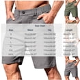 Bpyeka Men's Button Closure Waist Casual Chino Shorts, Zip Fly ...