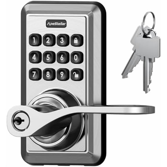 Colosus Digital Entry Smart Door Lock, Keyless, Electronic Keypad, Key ...