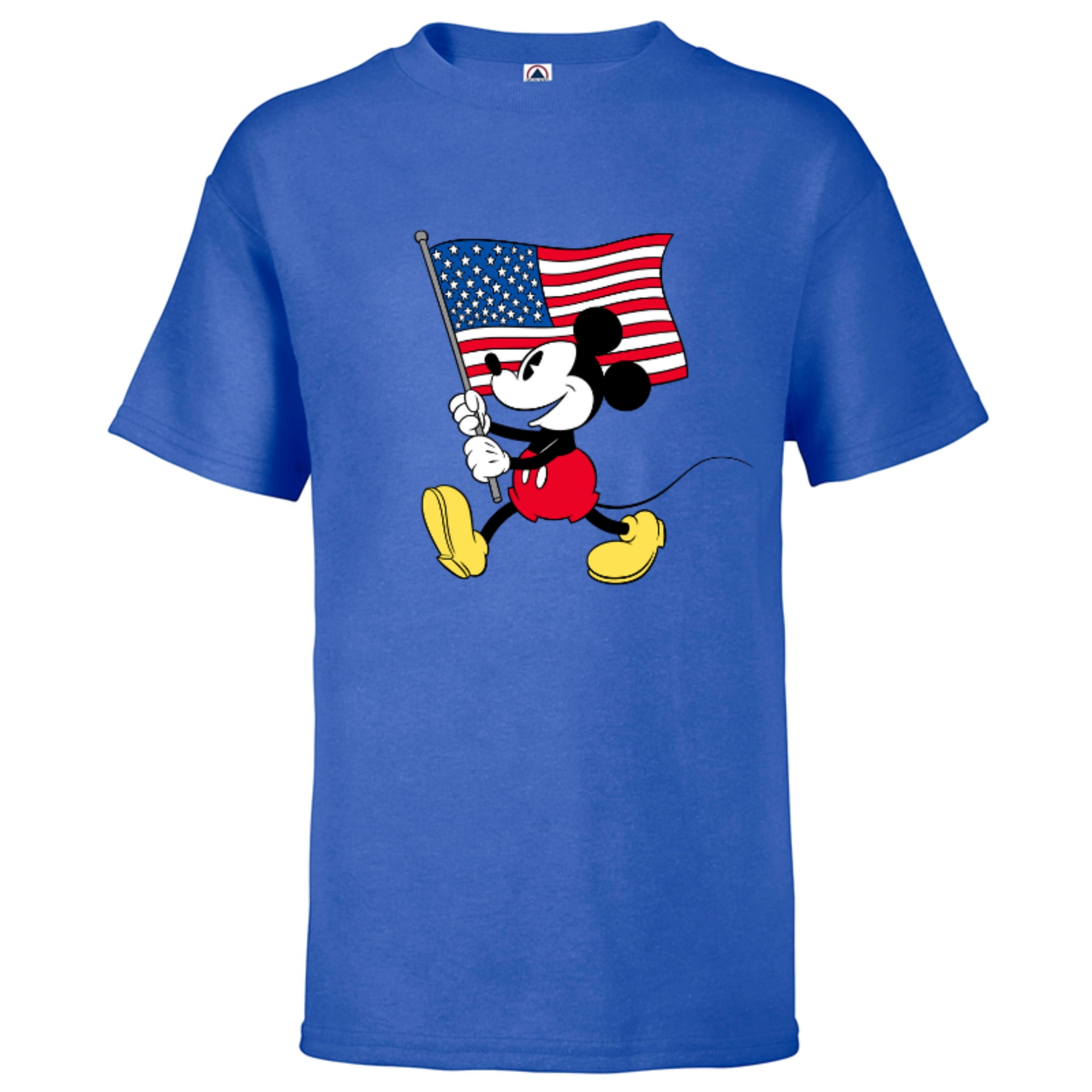 Disney Mickey Mouse Americana Flag - Short Sleeve T-Shirt for Kids ...