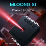 MLOONG MX301 eSports-grade Wireless Gaming Mouse, 16,000 DPI, 56g Lightweight, 140h Battery, Web ...