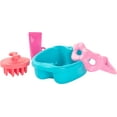 Barbie World Bathtime Toy Playset with 19 Dollhouse Accessories ...