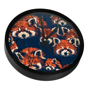 Menolana Animal Wall Clock Adorable Cartoon Animal Collection, Kids ...