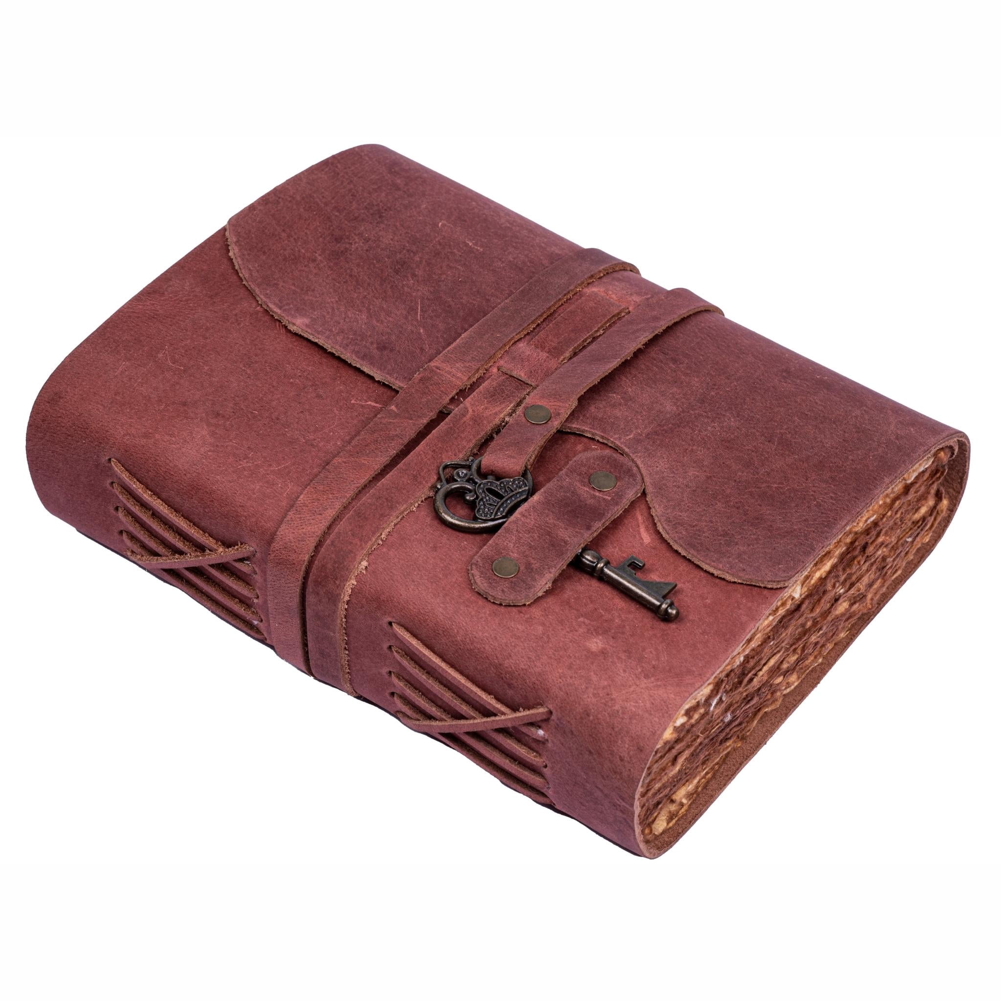 Leather Village Vintage Leather Journal - Vintage Leather bound Journal ...