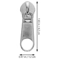 BESTYASH Multi-Use Metal Zipper Repair Tool with Replacement for ...