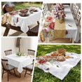 Country Watercolor Flowers Table Cloth 52x70in, Waterproof Rectangle ...