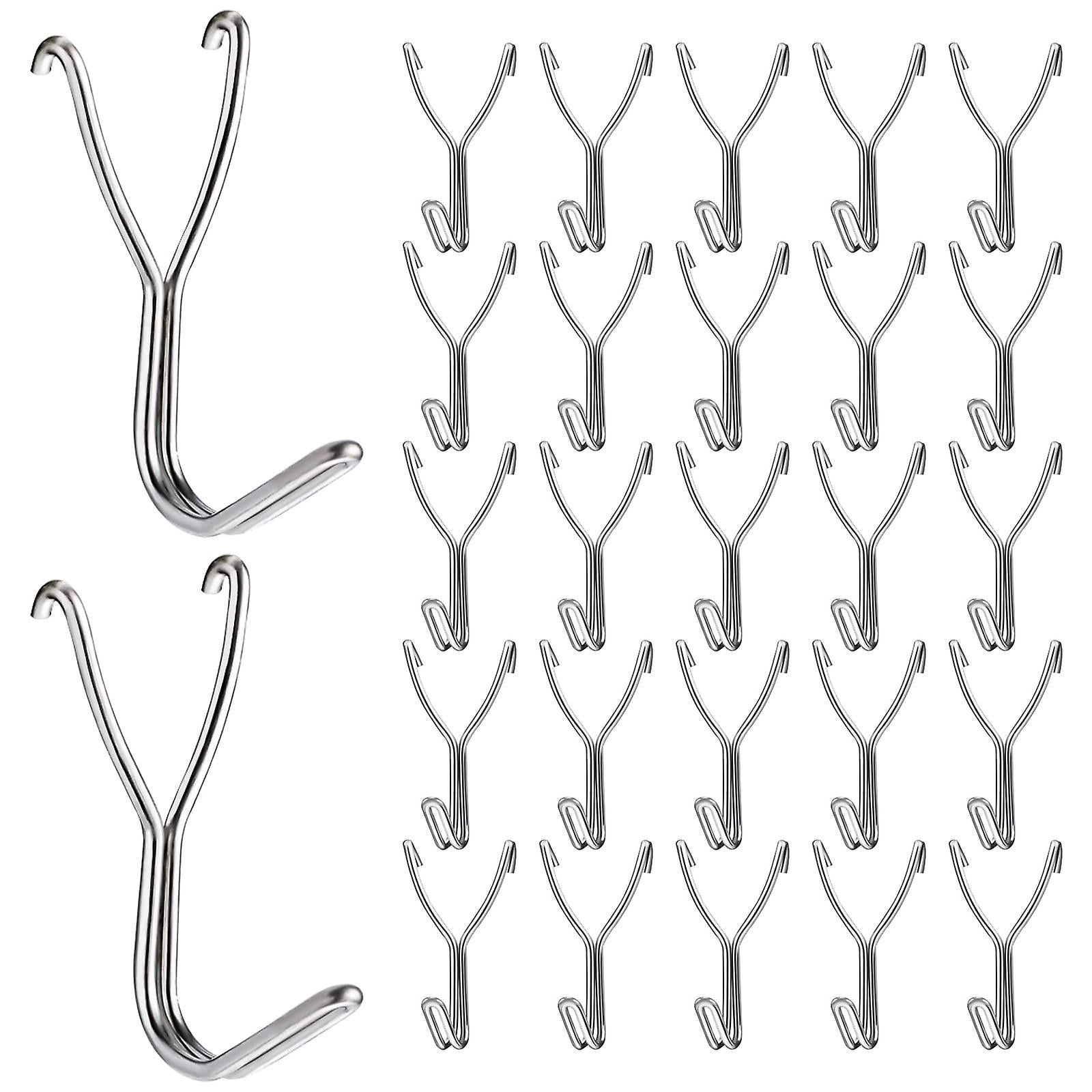 Click here for Unbranded 50 Pack 20mm Pegboard Stainless Steel Ho... prices
