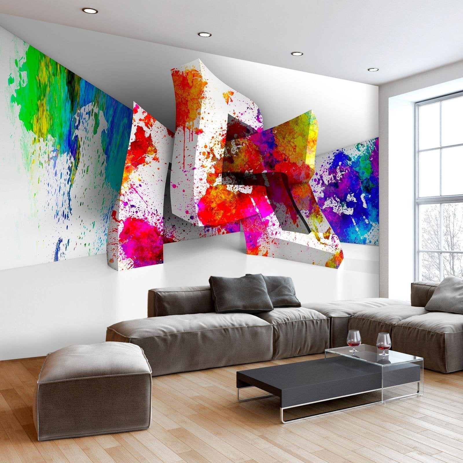 Tiptophomedecor 3D Illusion Wallpaper Wall Mural - Three-Dimensional ...