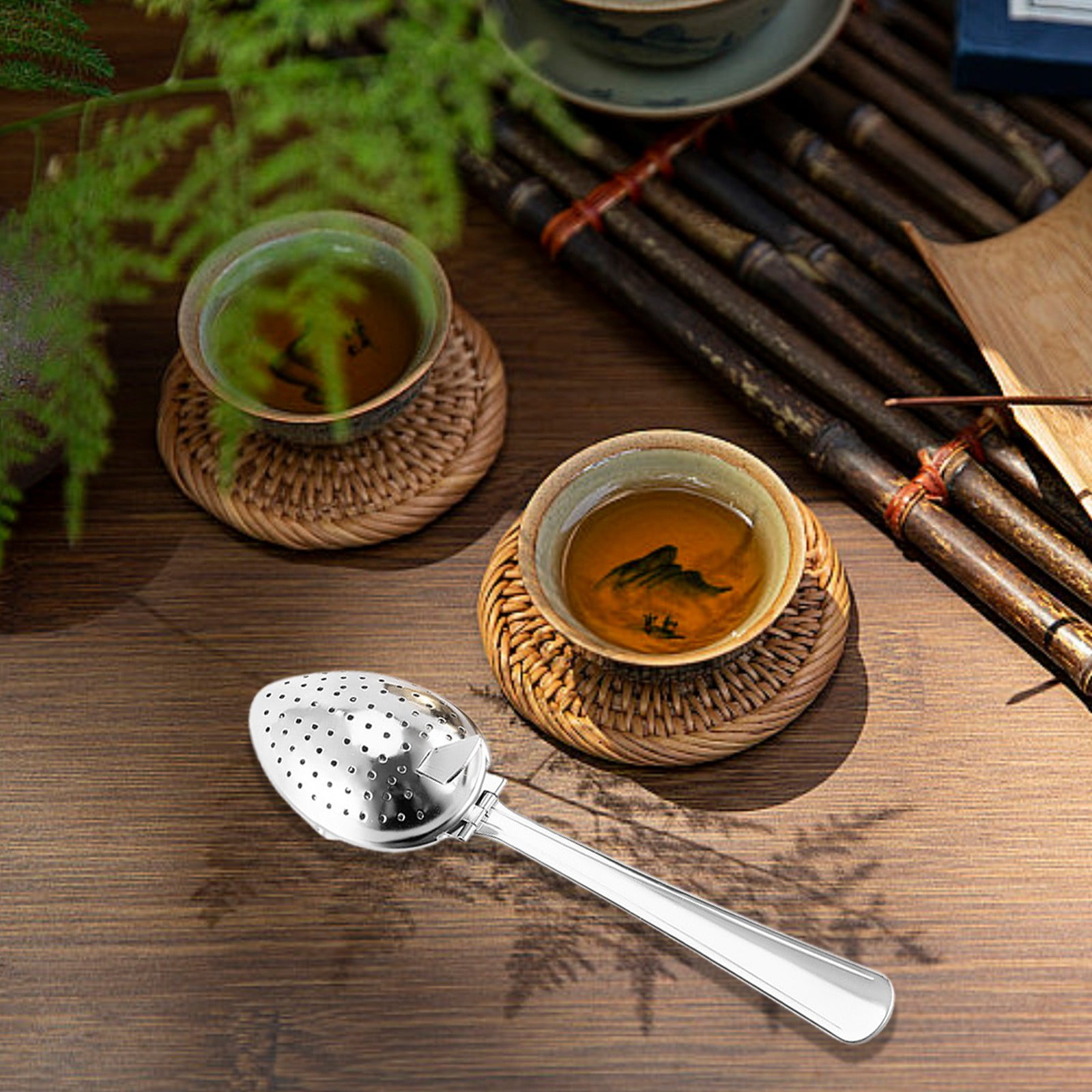 Tea Diffuser Silver Steel Tea Diffuser Stick Pipe Tea Infuser For