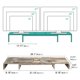 J JACKCUBE DESIGN Rustic Wood Dual Monitor Stand with Adjustable Angle ...