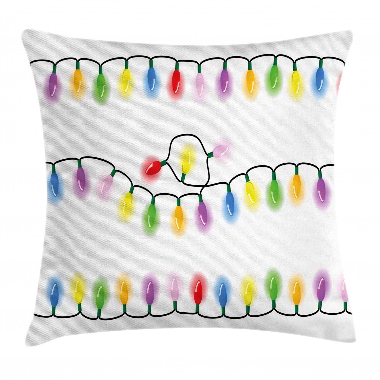 Kids Christmas Throw Pillow Cushion Cover, Add Vibrant Colors to your ...
