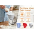 2Pcs Flour Funnel for Stand Mixer – Compatible with Kitchen Aid Artisan ...