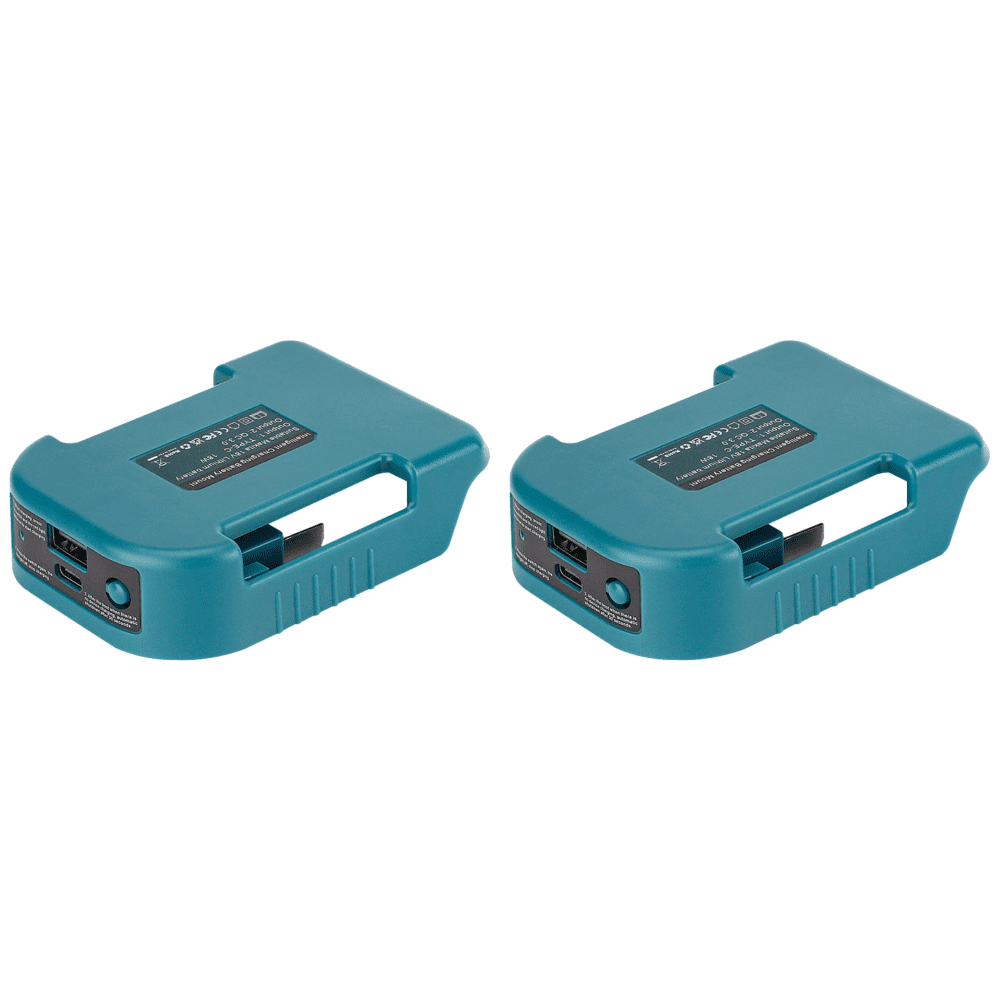 Base cargador repuesto TYPE-C+USB para batería iones litio Makita 18 V ...
