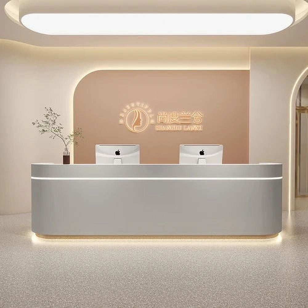 Hospital Corner Reception Desks Cashier Counter Shop Cashier Modern ...