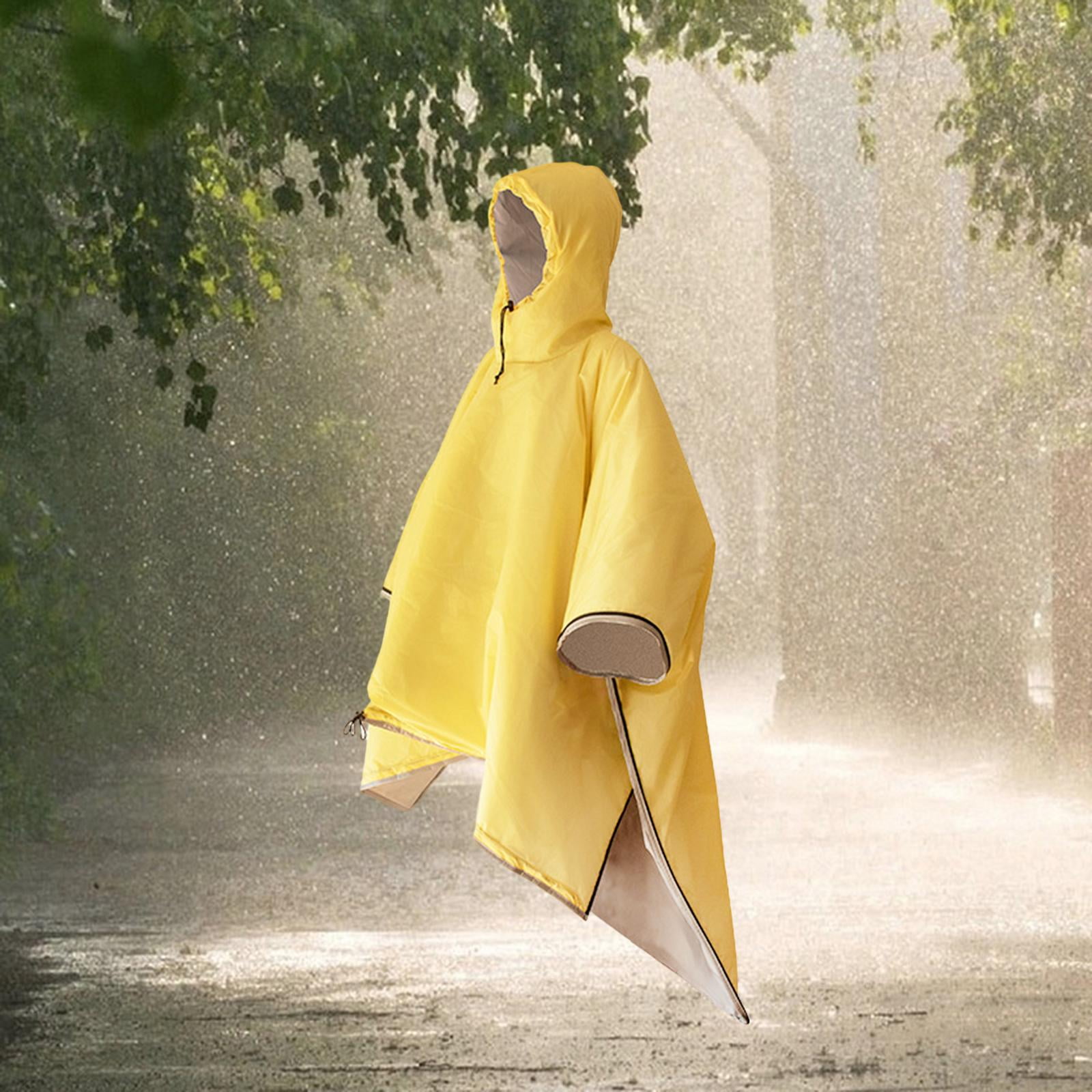 Poncho térmico, saco de dormir individual para adultos con capucha ...