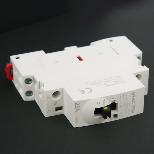 DIN Rail AC Contactor, Quiet Abrasion Resistant 25A AC Contactor For ...