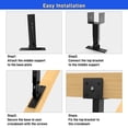 3Pcs Adjustable Roof Riser Brackets Kit – 12.2"-16.2" Height & Angle ...