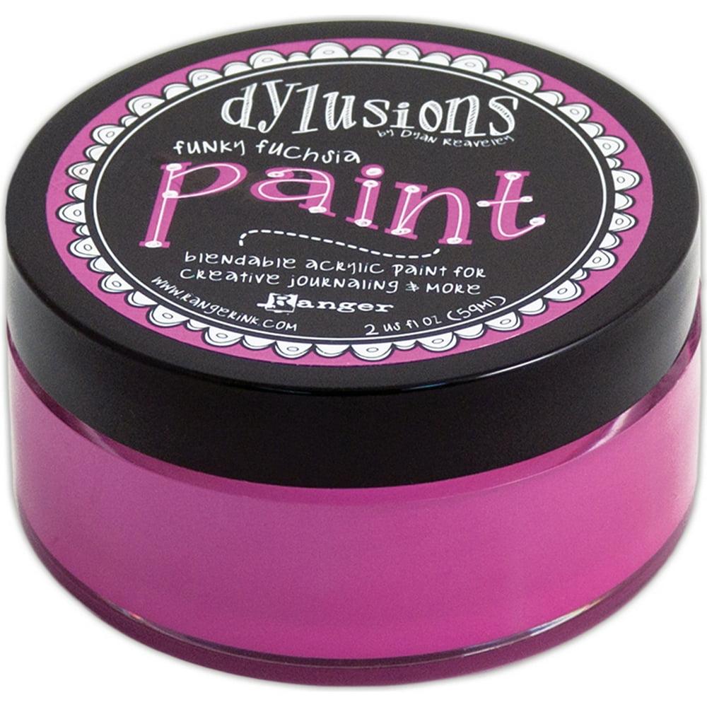 Dylusions Blendable Acrylic Paint 2oz-Funky Fuchsia - Walmart.com ...