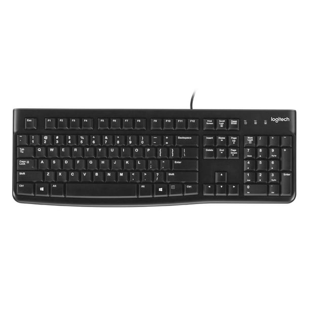 Logitech K120 Teclado con cable USB 104 teclas Teclado de tamaño ...
