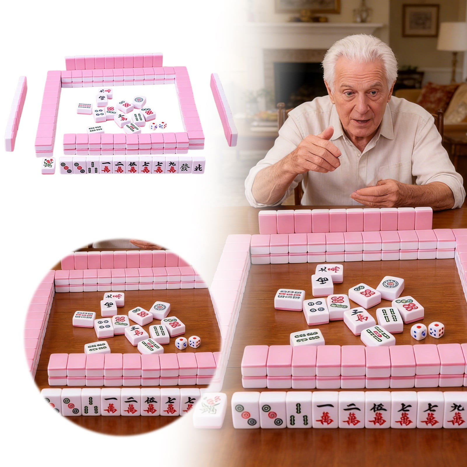 Click here for Bookk Chinese Mahjong Game With Complete Tiles And... prices