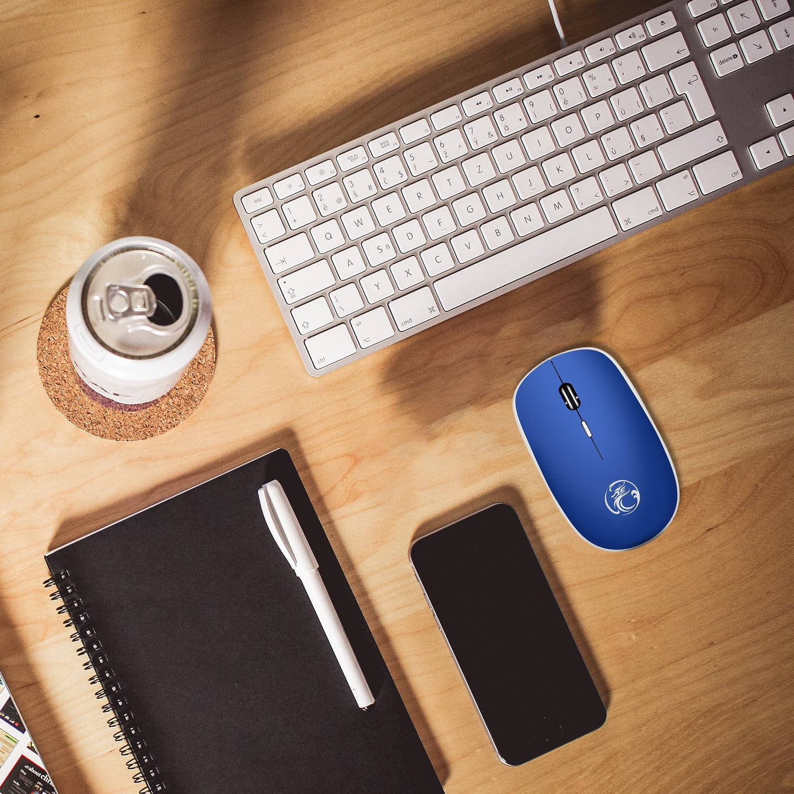 Lilgiuy Wireless Mouse 2.4G Noiseless Mouse With USB Receiver Portable ...