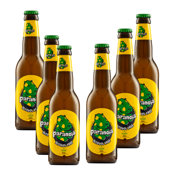 Six Pack Cerveza Paranoia Sin Alcohol 330 Ml Paranoia Sin Alcohol ...