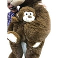 4 Foot Giant Stuffed Monkey 48 Inches Soft 122 cm Big Plush Huge Cuddly ...
