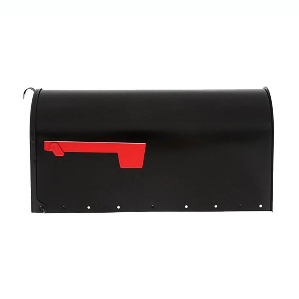 Architectural Mailboxes Elite Large, Steel, Post Mount Mailbox, Black ...