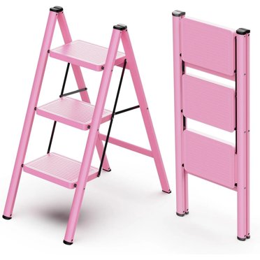 Rubbermaid EZ Step Folding 2-Step Stool, White - Walmart.com